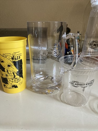 Adult Swim Cartoon Network Cups And Mug Set Asseenonadultswim.com SDCC ...