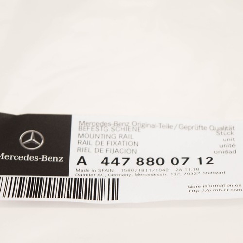 NEW MB VITO W447 AMG FRONT BUMPER RIGHT MOUNT PLATE A4478800712 ...