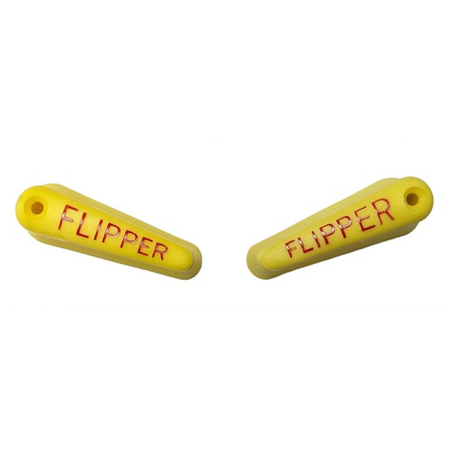 Gottlieb Pinball Machine 2" Plastic Flipper Pair Round Top Yellow Red ...