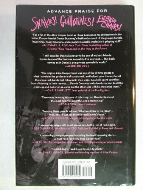 SNAKES GUILLOTINES ELECTRIC CHAIRS MY ADVENTURES IN THE ALICE COOPER ...