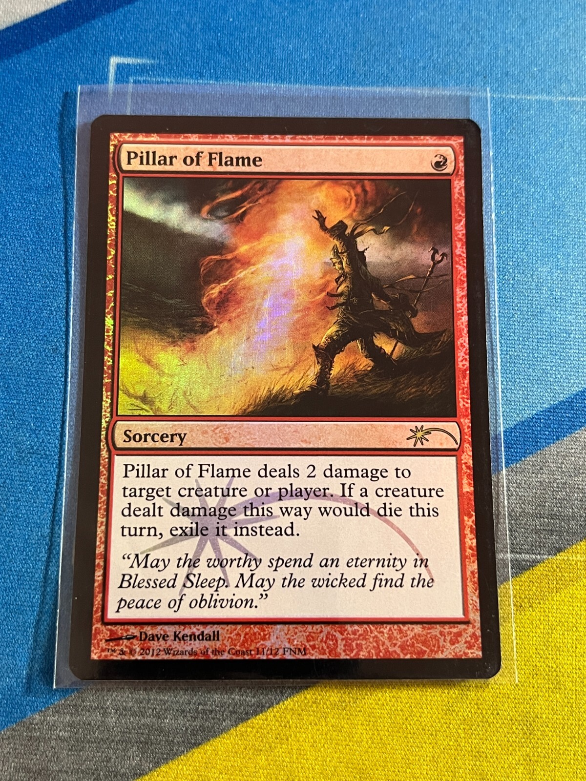 Magic the Gathering MTG FNM Promo PILLAR OF FLAME Foil | eBay