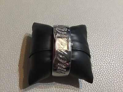 NEW LADIES MORGAN DE TOI WATCH ROUND SILVER DIAL STAINLESS STEEL ...