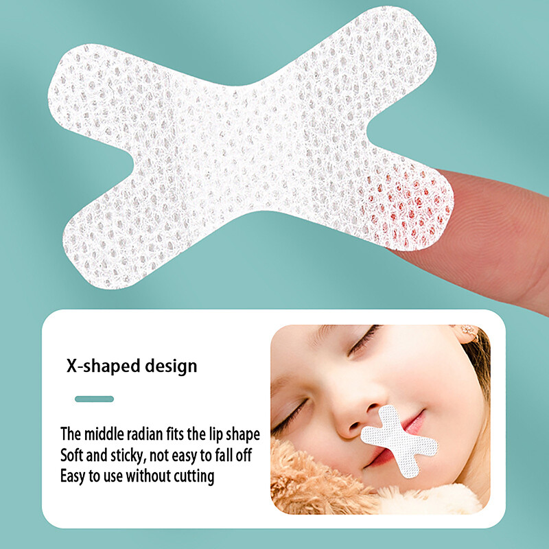 30Pcs Anti-Snoring Stickers Ease Sleep Lip Nose Breathing Improving ...