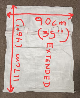 25 Extra Large Woven Polypropylene WPP Sacks Strong Rubble Bag Size ...