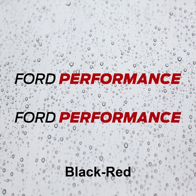 2pcs FORD PERFORMANCE Decal Vinyl Stickers for Ford Mustang | eBay
