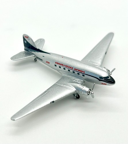 Aero Classics Trans-Texas Airways DC-3 (AC18196) N25668, Diecast Model ...