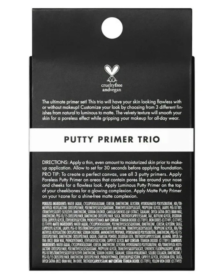 e.l.f. Putty Primer Trio Poreless, Matte, Luminous Trio Brand-New In ...