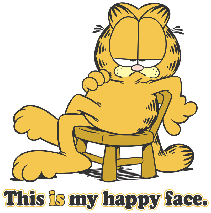 Garfield Happy Face
