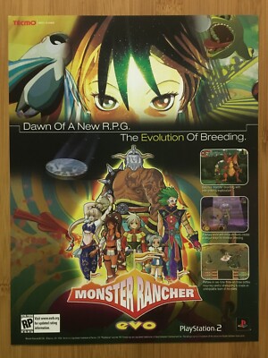 Monster Rancher Evo PS2 2006 Game Print Ad/Poster Official Promo Art ...