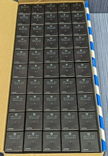 50 x Panasonic PCB Mount Automotive Relays 12V dc Coil Voltage CB1-P ...