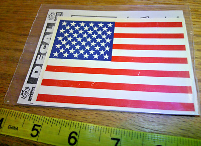 Vintage IMPKO water decal American flag in original packaging | eBay