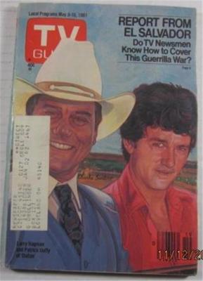 TV GUIDE MAY 9 1981 DALLAS LARRY HAGMAN PATRICK DUFFY BUCK ROGERS LANI ...