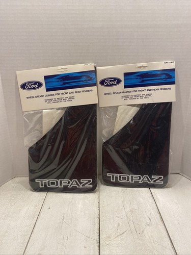 TOPAZ Splash Guards Set of 2 Mud Flaps NOS OEM Ford FOMOCO 2 Sets | eBay