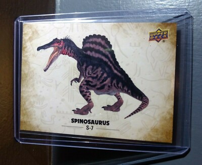 2015 Upper Deck Dinosaurs Spinosaurus #S-7 Trading Sticker Card | eBay