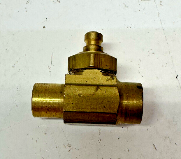 1/2" Female Sweat x 1/2" Sweat Integral Shut-Off Straight Stop Valve | eBay