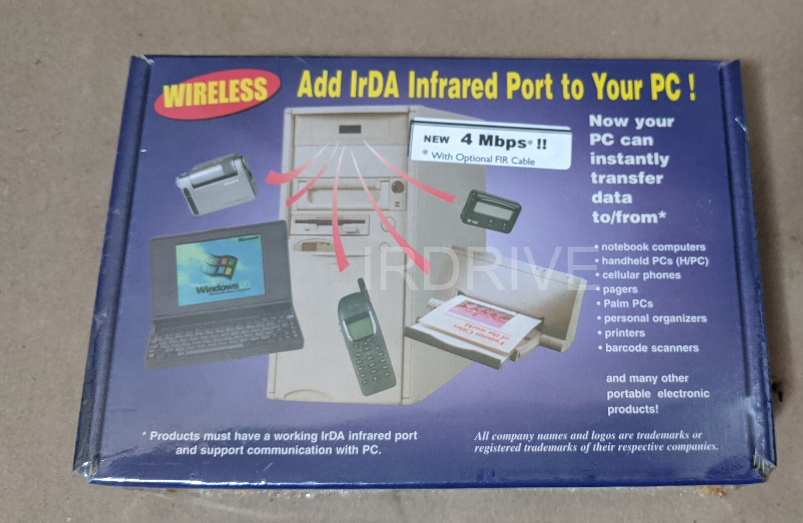 NEW Desktop PC 5.25" Drive Bay IrDA Port for Sharp Secure Infrared ...