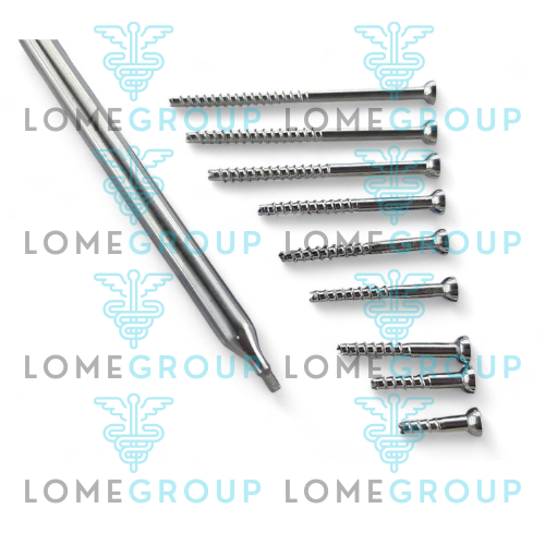 3.5mm Cannulated Cancellous Screws partial thread Stainless Steel-316L ...