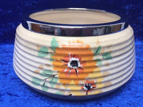 Vintage 1950s Howard Pottery BRENTLEIGH WARE Hand Painted 'Bramley ...
