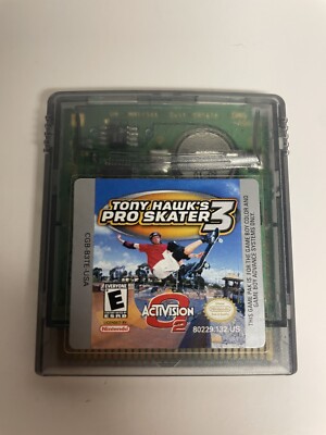 Tony Hawk's Pro Skater 3 (Nintendo Game Boy Color, 2001) GBC Tested VGC ...