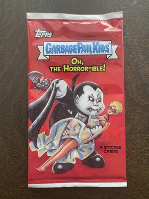 Oh The Horror-ible GPK Garbage Pail Kids 2018 Rare 4-Card Pack Nasty ...
