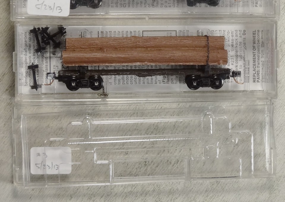Skeleton Log Car, Multiple Log Load, Micro-Trains 113010, 1 Available ...