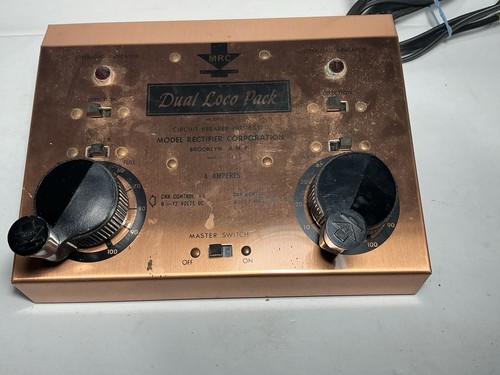 Model Rectifier Corp. MRC Dual Loco Pack Transformer Model 700 & Atlas ...