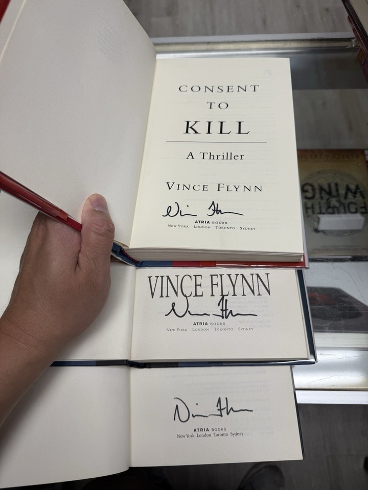 Lot of 10 SIGNED Vince Flynn First Edition First Prints Hardcover Like New! | eBay