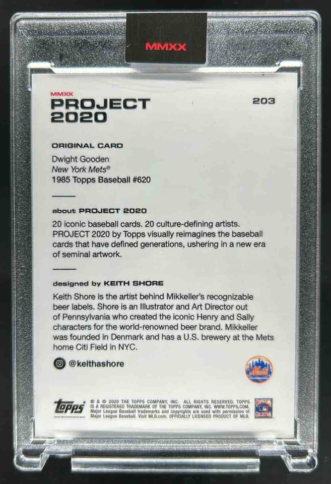 2020 Topps Project Dwight Gooden #203 Mets | eBay
