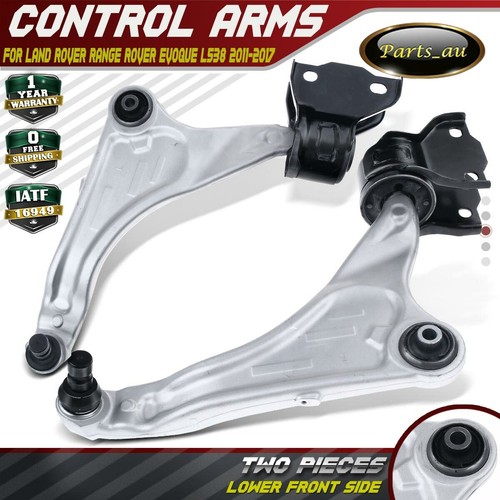 2x Lower Front LH RH Control Arm for Land Rover Range Rover Evoque L538 ...