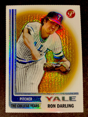 RON DARLING 2005 TOPPS PRISTINE GOLD DIE CUT REFRACTOR #113 YALE ...