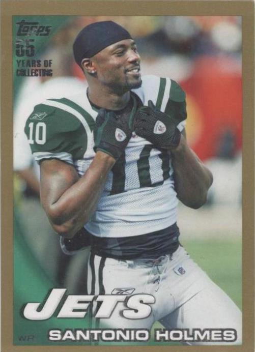 2010 Topps - Santonio Holmes #311 Gold /2010 for sale online | eBay
