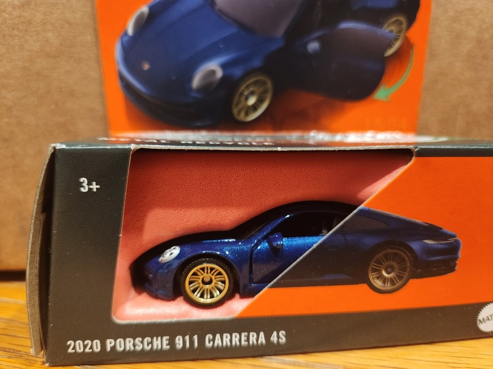 Matchbox Moving Parts 2020 PORSCHE 911 CARRERA 4S Blue | eBay