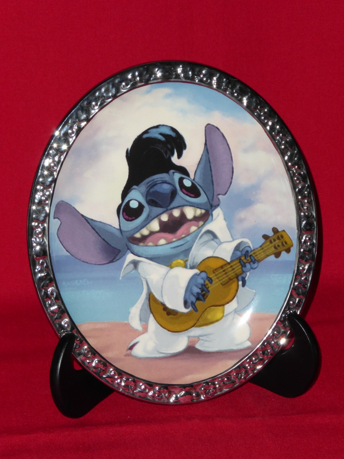 Disney Lilo STITCH as Elvis Presley Collectible Plate Limited Edition ...