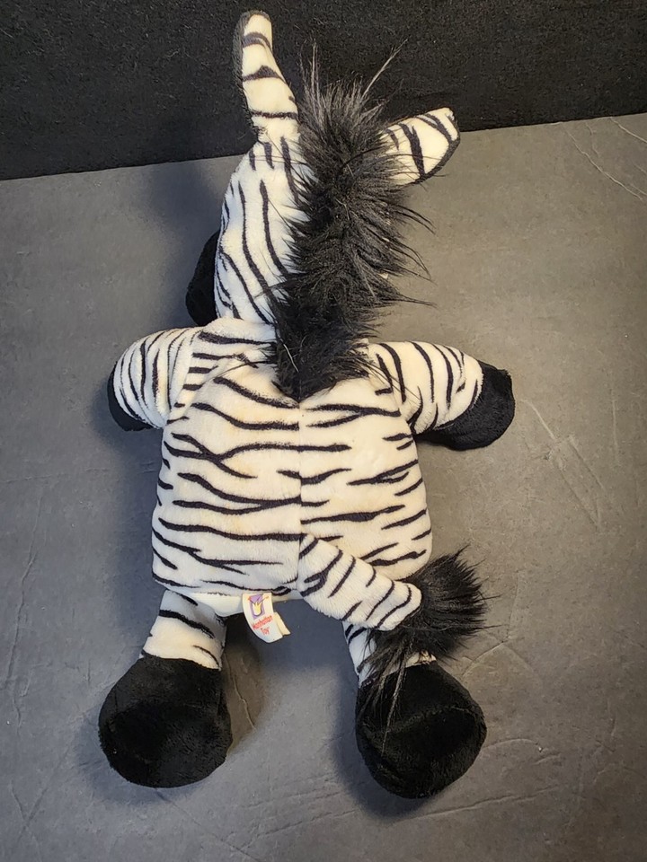 Manhattan Toy ZEBRA HAND PUPPET Plush 12" Stuffed Animal Puppet B3 | eBay