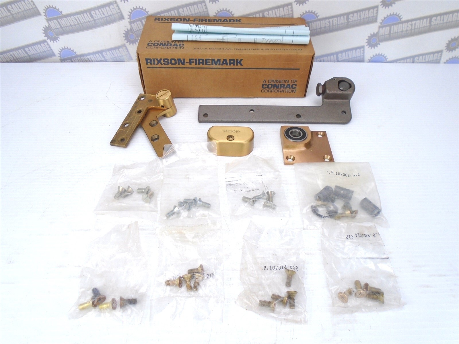 RIXSON - 147 - Right Hand OFFSET PIVOT - 600lb Door BRUSHED BRONZE (NEW ...