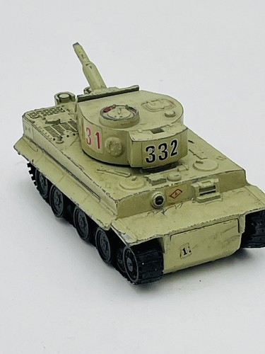 Vintage Diecast PlayArt Tiger 1 Tank 1/72 Toy Hong Kong Army Military ...