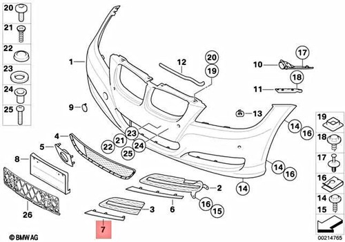 Genuine BMW E90 E91 316d 316i 318d 318i 320d ed Finisher Rod Right ...