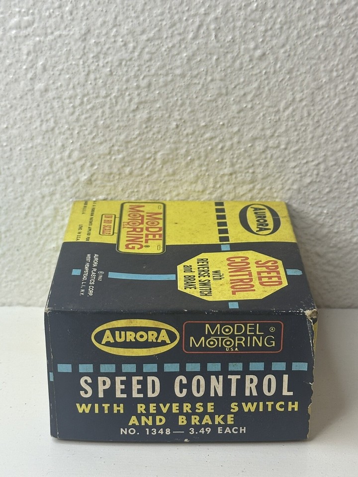 AURORA MODEL MOTORING Speed Controller #1348 with reverse switch and ...