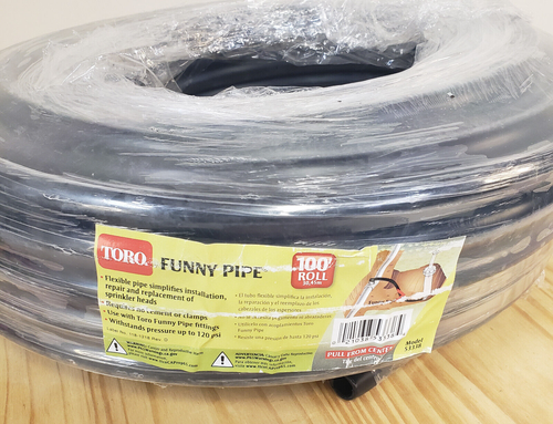 TORO Underground Sprinkler Funny Pipe, 100-Ft. # 53338- ID 0.49 in ...