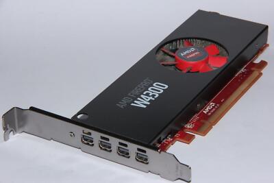 AMD 102C9350300 FirePro W4300 Quad Mini Display Port Graphics Card | eBay