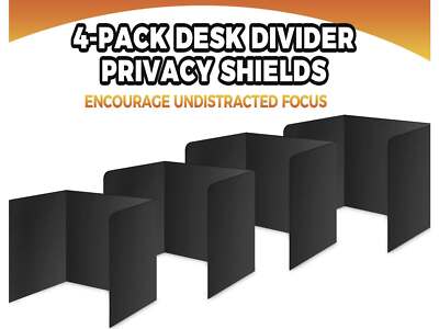 Classroom Dividers Ayuanb 12 Pack Black For Students, Privacy Desk Dividers