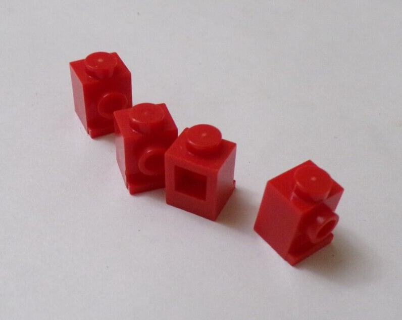 Unbranded x8 Red 1x1 Modified Bricks, Head light (021-32) | eBay