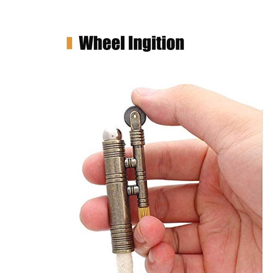 3PCS Windproof Rope Lighter Sailors Trench VintageLighter WWII Lighters ...