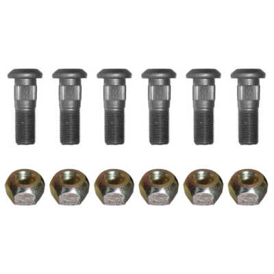 Lug nut and Bolts kit - 3/4"-16- Fits Freightliner MT35 45 55, LH ...
