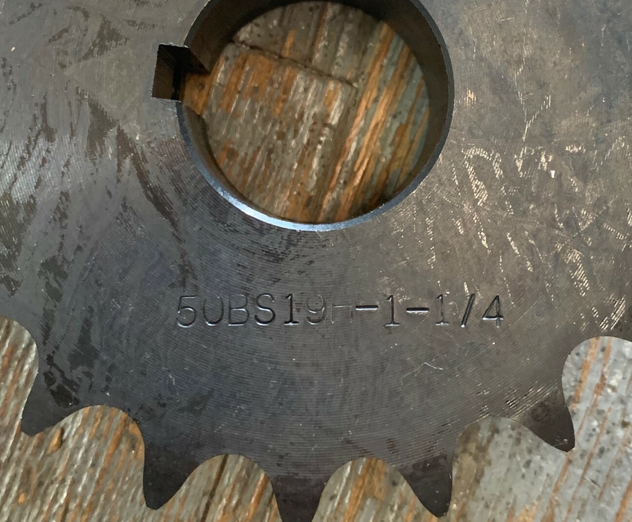 AMEC 50BS19H 1-1/4 ROLLER CHAIN SPROCKET 19 TEETH WITH KEYWAY NEW IN ...