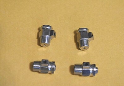 4 Radiator Nickle Plated Brass Key Operated Air Bleed Coin Valves 1/8 ...