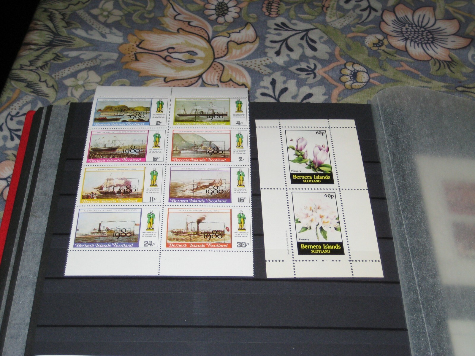 Bernera Islands, Scotland A collection of Mini Sheets, Blocks and Gold ...