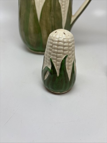 Vintage Pottery Shawnee Corn Pitcher And Salt Pepper Set | eBay