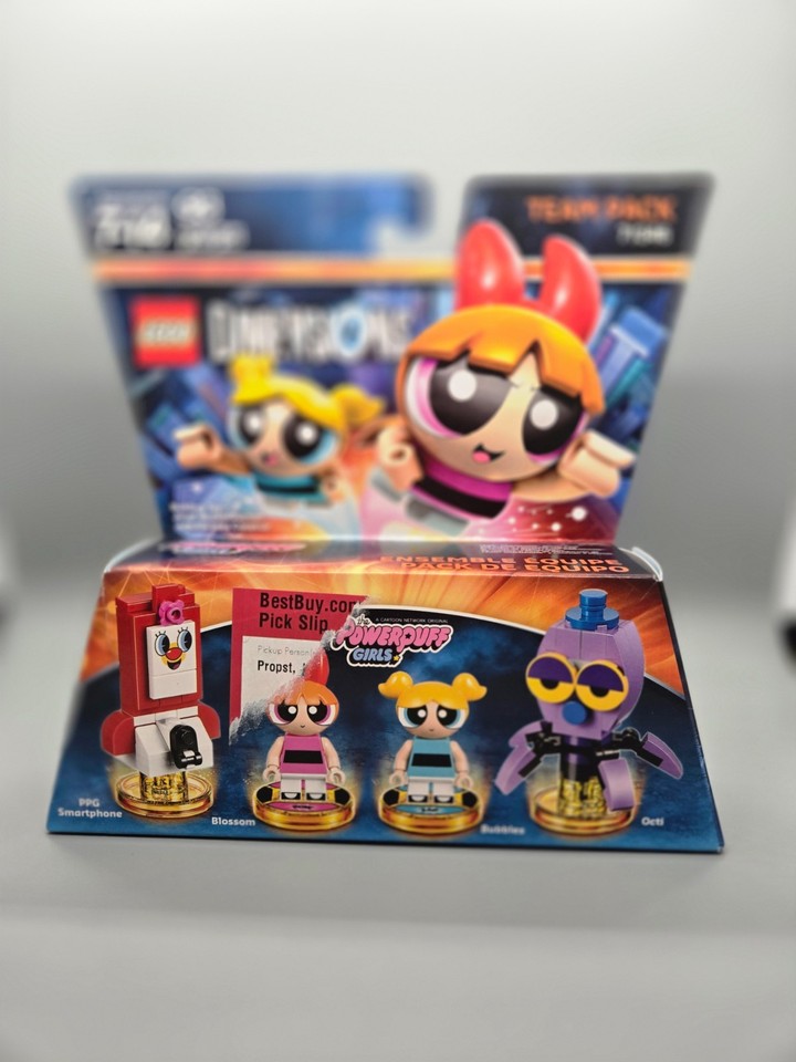 LEGO DIMENSIONS POWERPUFF GIRLS LOT Team Pack 71346 & Fun Pack 71343 ...