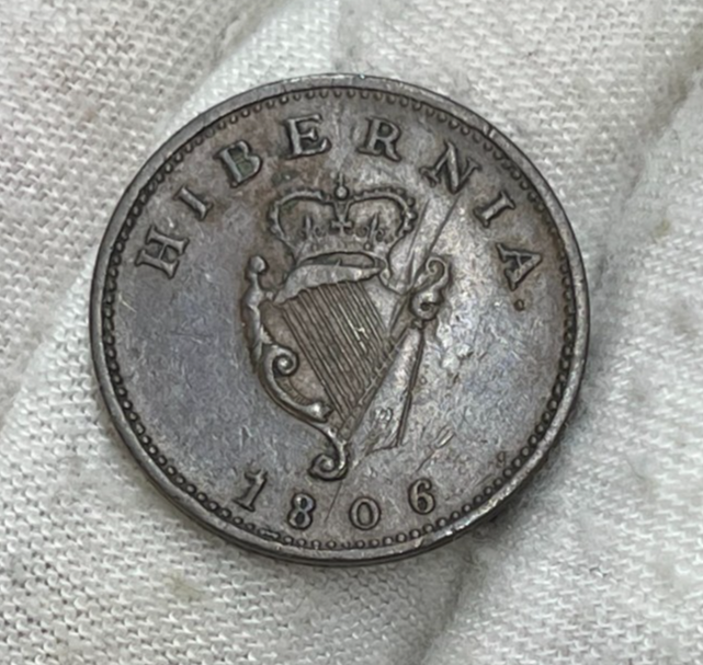 1808 Ireland One Farthing Coin Great Condition | eBay